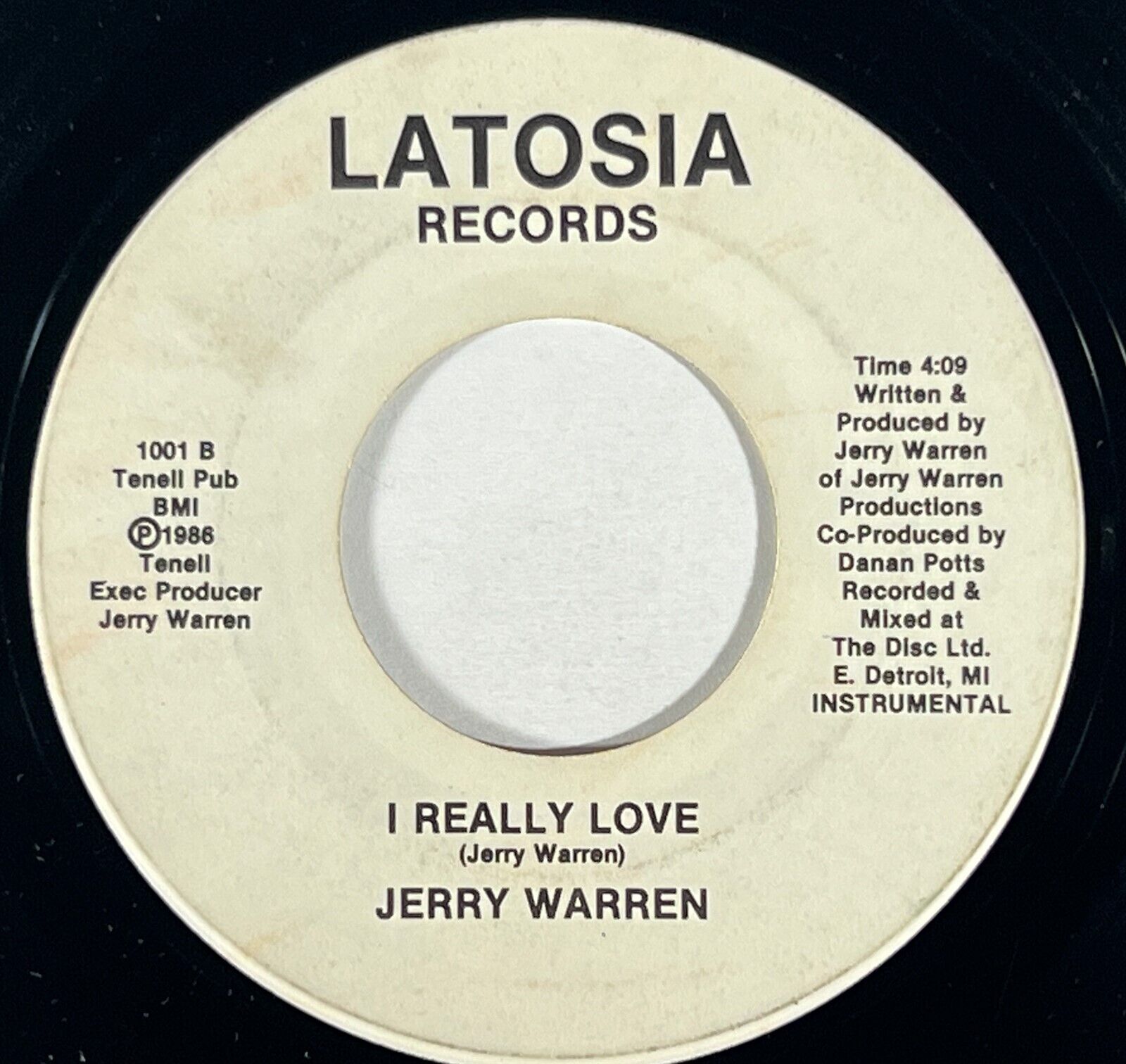 popsike.com - JERRY WARREN I Really Love You Latosia Modern Soul RARE ...
