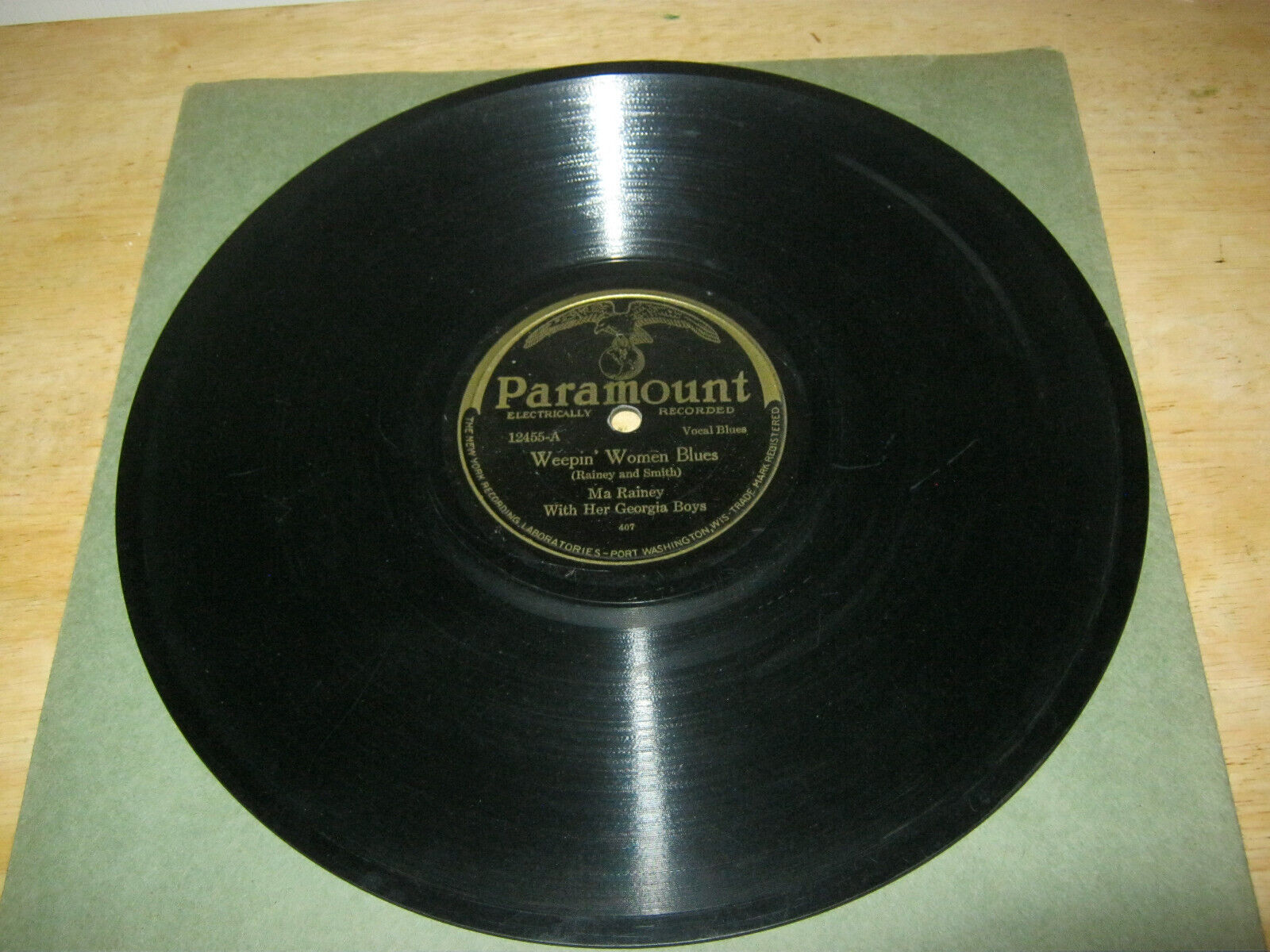 popsike.com - Paramount Ma Rainey With Her Georgia Boys 12455 Not ...