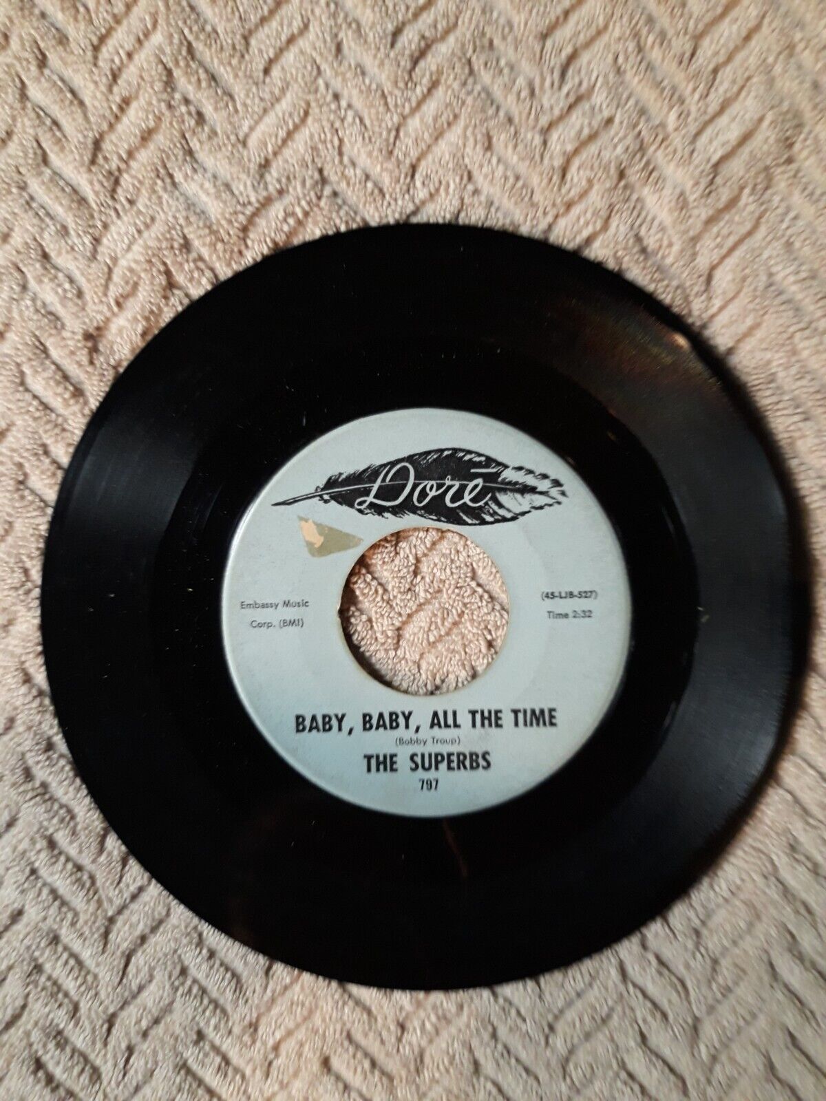 popsike.com - northern soul THE SUPERBS Baby Baby All the Time DORE 797 ...