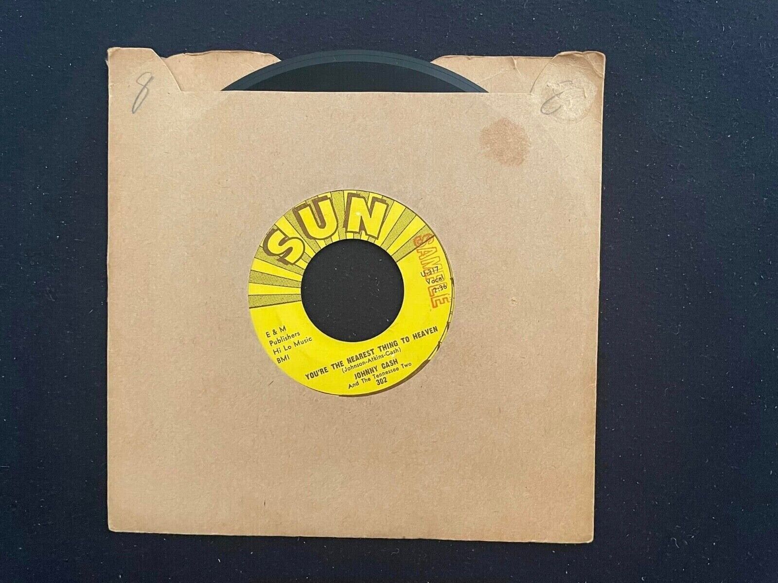 popsike.com - Johnny Cash Sun 302 Records Muster 1958 The Ways of a ...