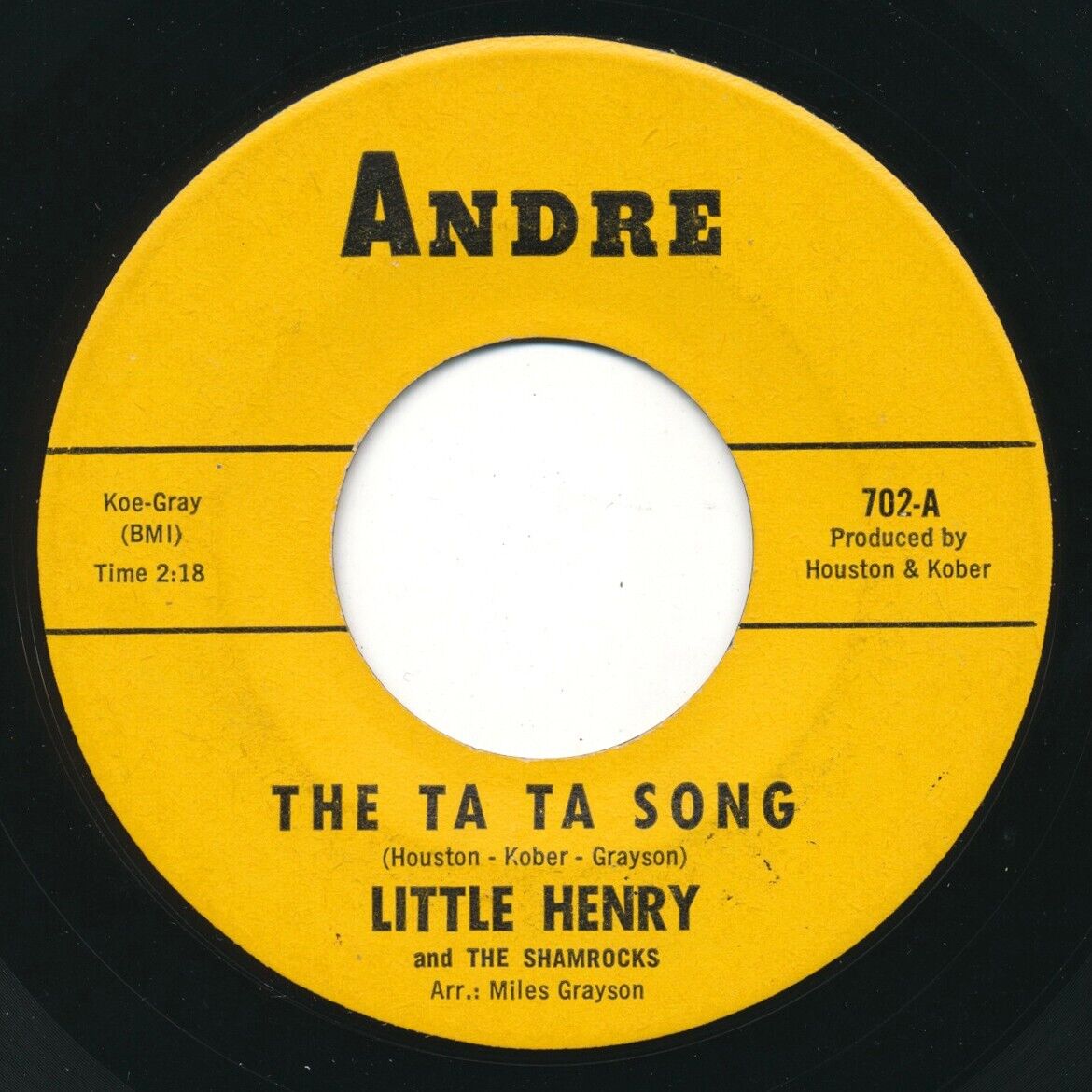 popsike.com - LITTLE HENRY - Ta Ta Song / (Baby) Come To Me - ANDRE ...