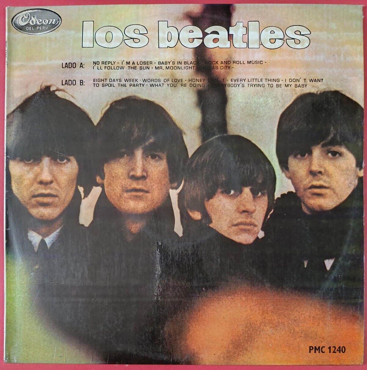 popsike.com - THE BEATLES "For Sale" very rare laminated cover NM PERU ...