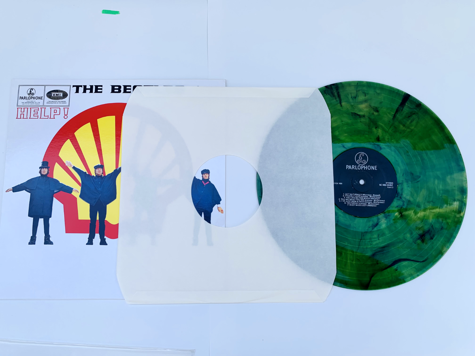 popsike.com - The Beatles "Help" -Shell Corp Limited Release RARE ...