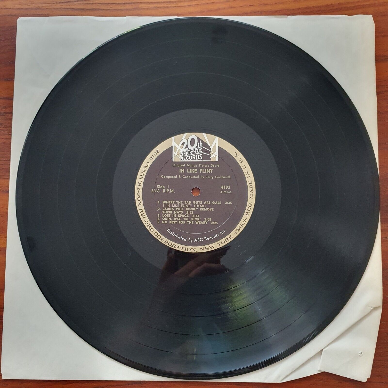 popsike.com - VINYL IN LIKE FLINT Jerry Goldsmith SOUNDTRACK OST 4193 ...