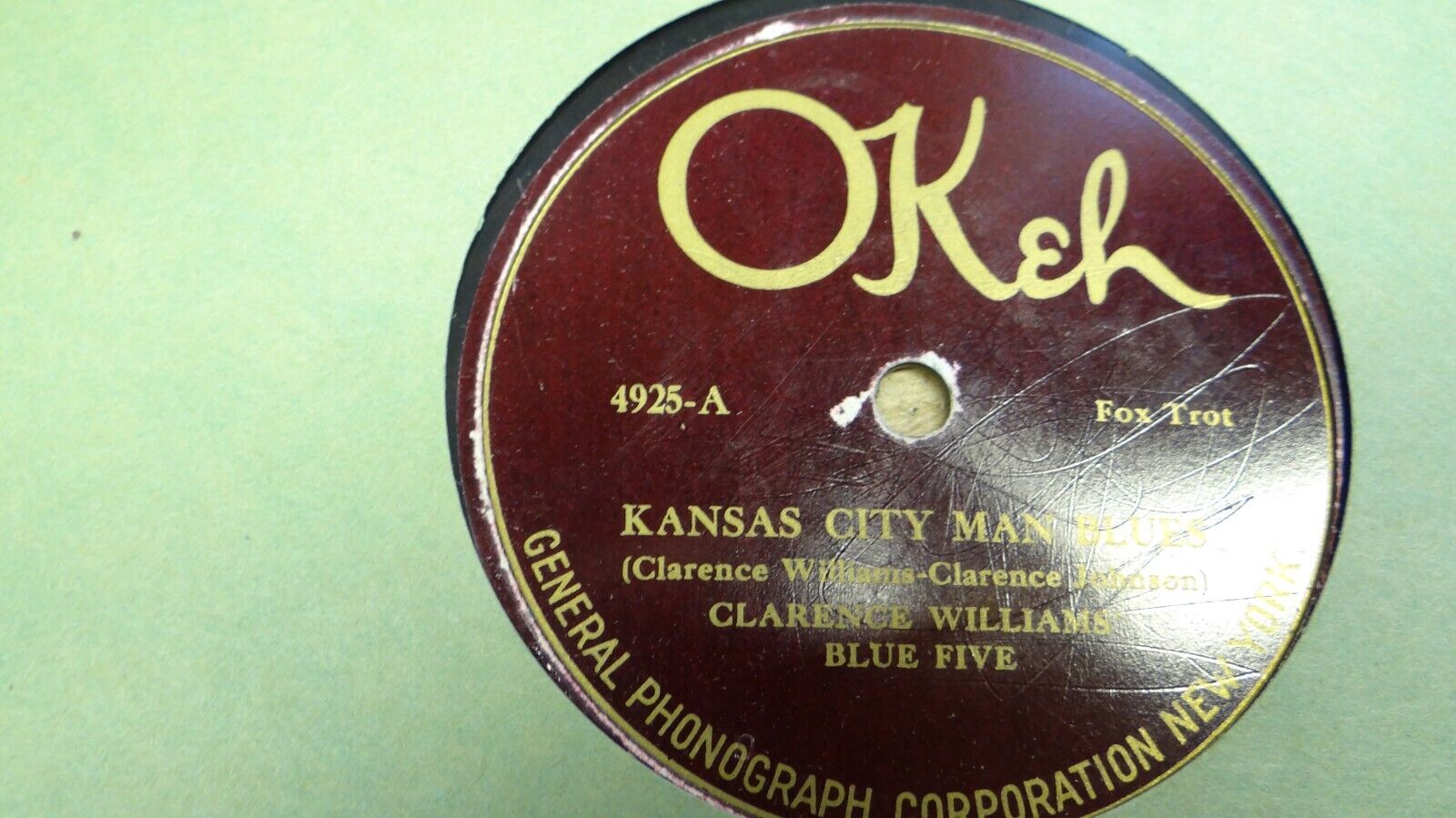 popsike.com - Okeh 4925 Clarence Williams' Blue Five "Wild Cat Blues ...