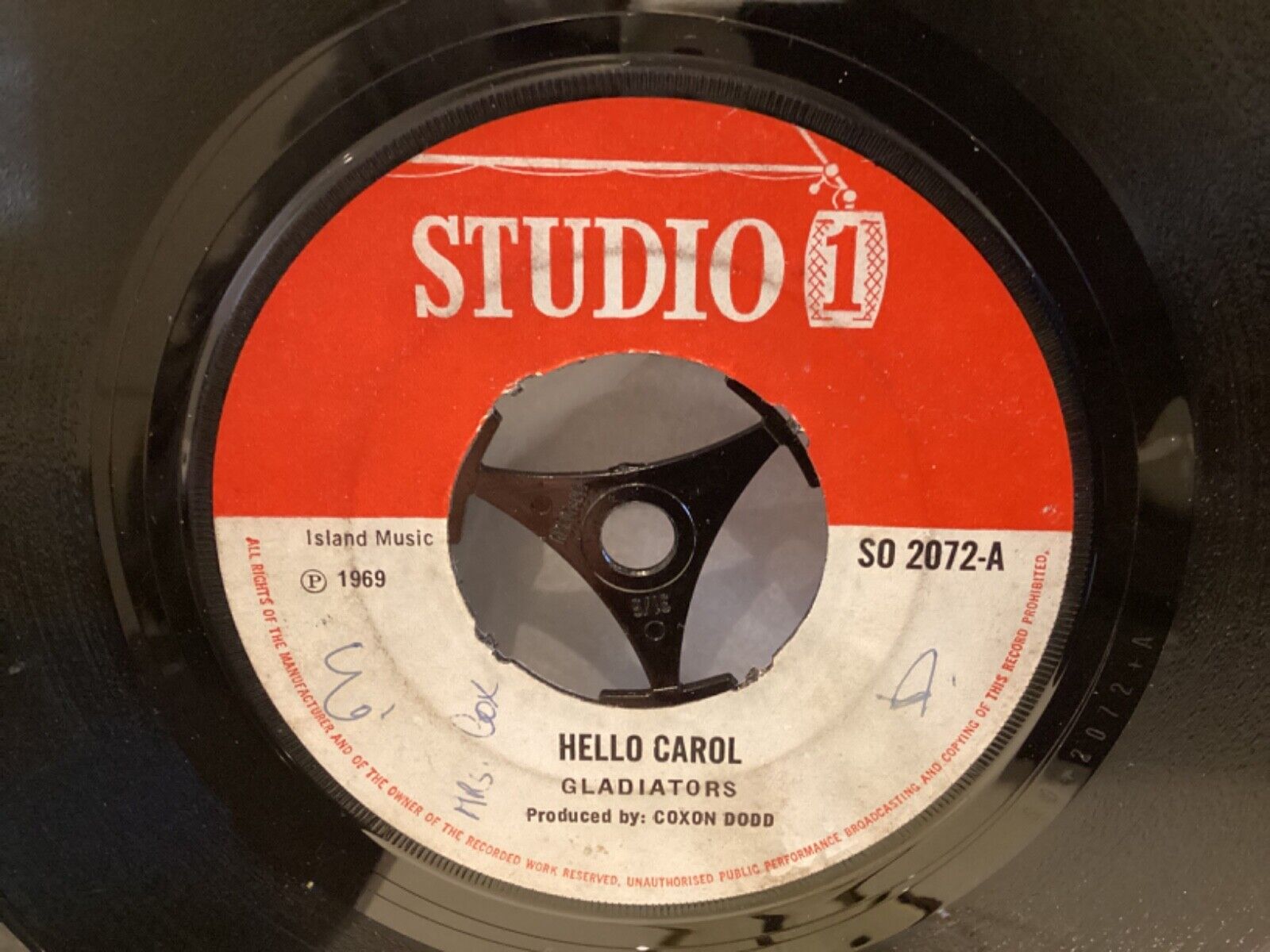 popsike.com - reggae 7" GLADIATORS/RICHARD ACE Hello Carol/More reggae ...