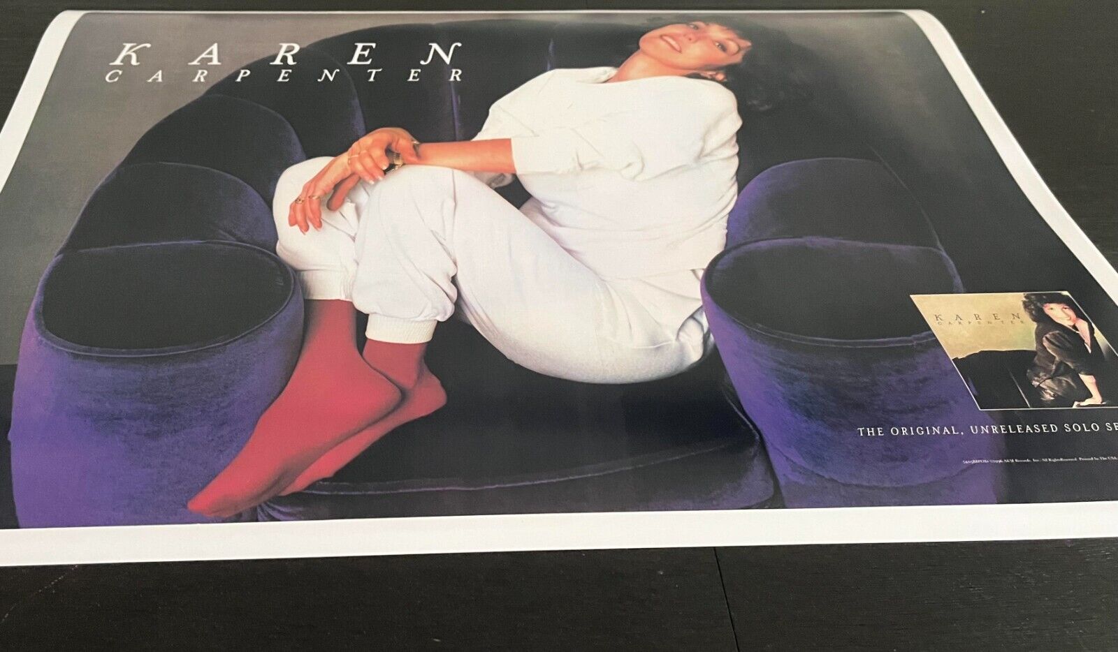 popsike.com - Karen Carpenter CARPENTERS Karen solo poster 1970s ...