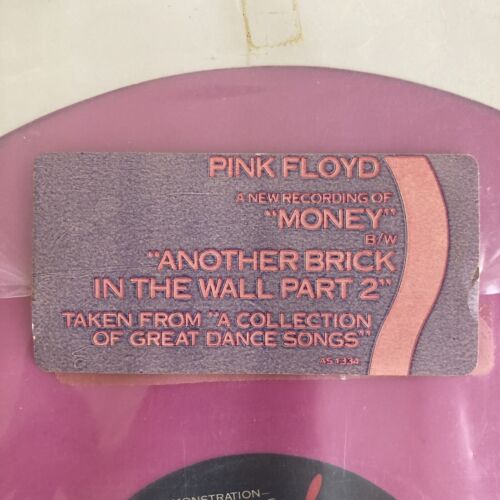 popsike.com - PInk Floyd PROMO 12” 1981 Money/Another Brick PINK VINYL ...