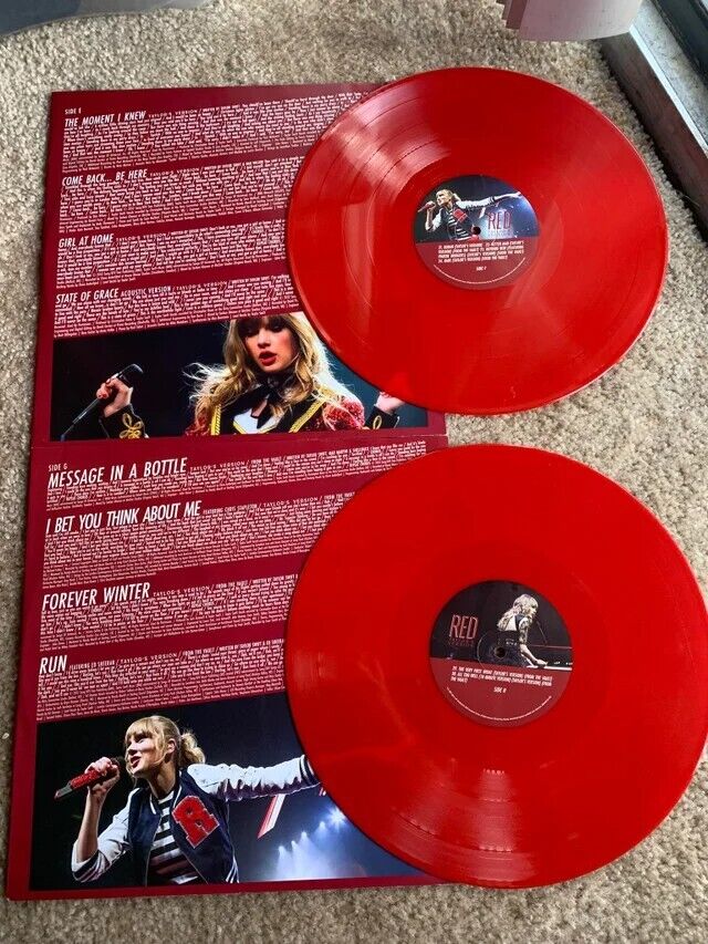 popsike.com - Taylor Swift Red (Taylor's Version) Vinyl Record- 4 Red ...