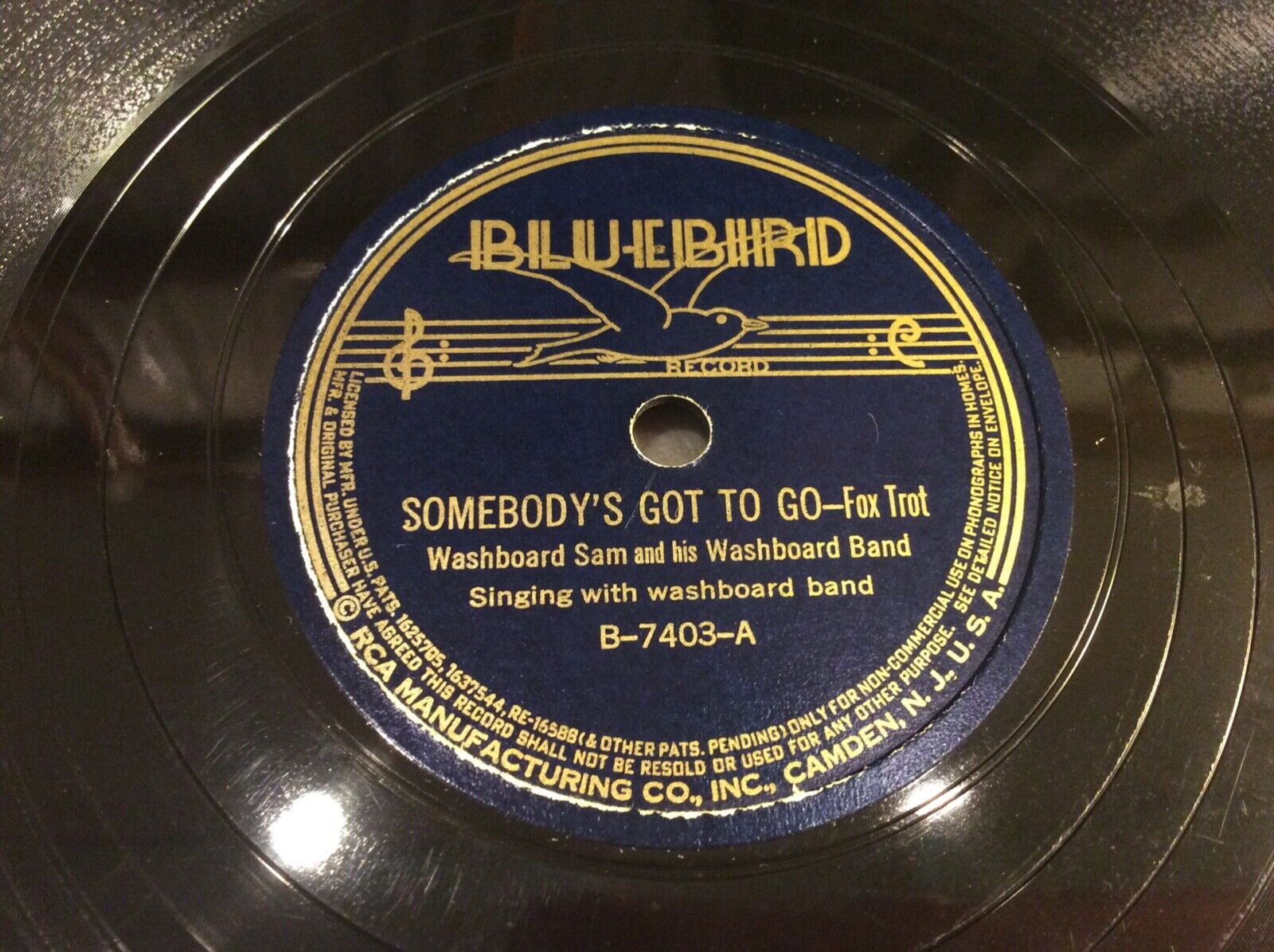 popsike.com - WASHBOARD SAM-BLUEBIRD 7403-SOMEBODY'S GOT TO GO/SECOND ...
