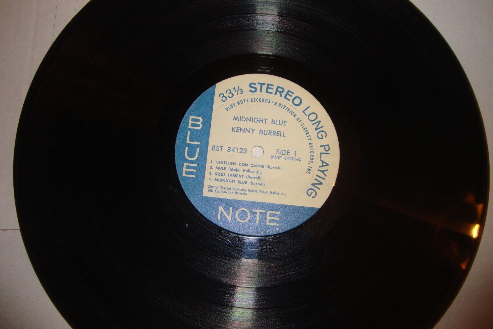 popsike.com - KENNY BURRELL- MIDNIGHT BLUE - BLUE NOTE LIBERTY REISSUE ...