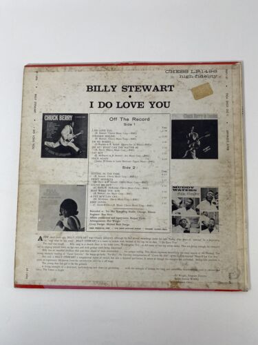 popsike.com - Billy Stewart I Do Love You 1965 LP Chess 1496 Original ...