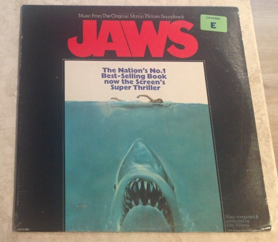 popsike.com - 1975 JAWS LP Original Soundtrack John Williams SEALED ...
