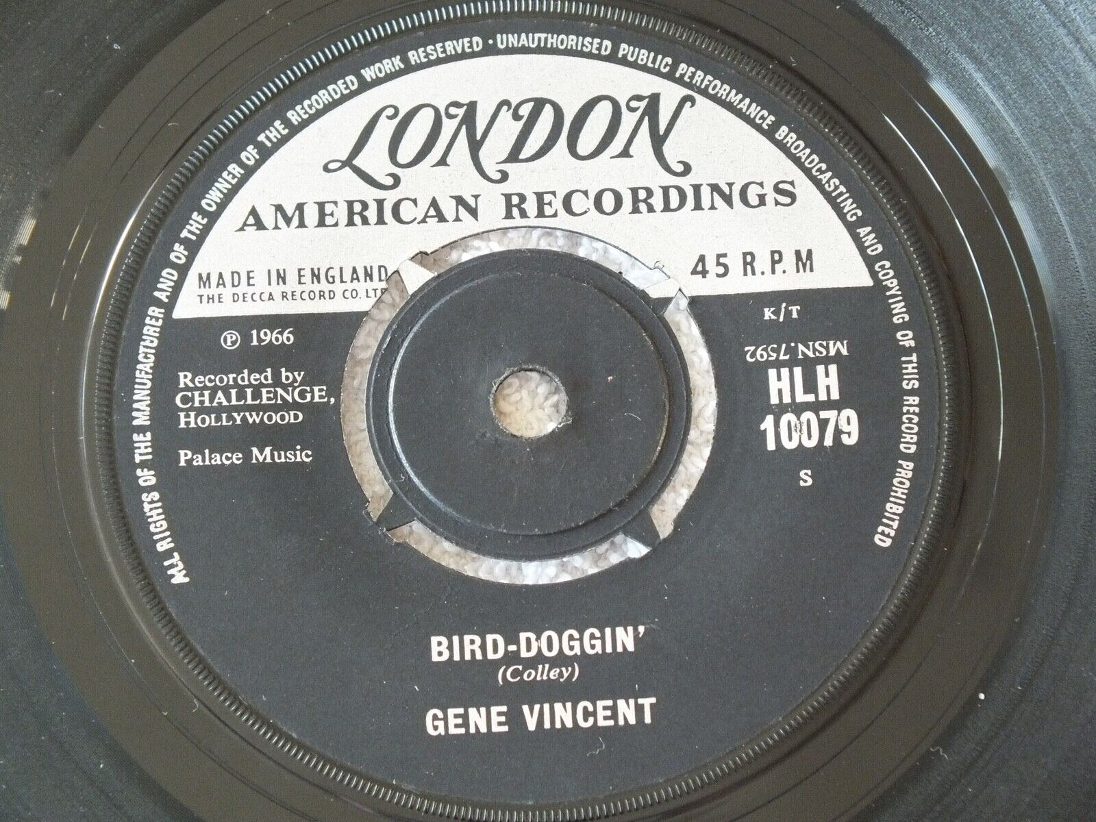popsike.com - Gene Vincent – Bird-Doggin - U.K. London Records ...