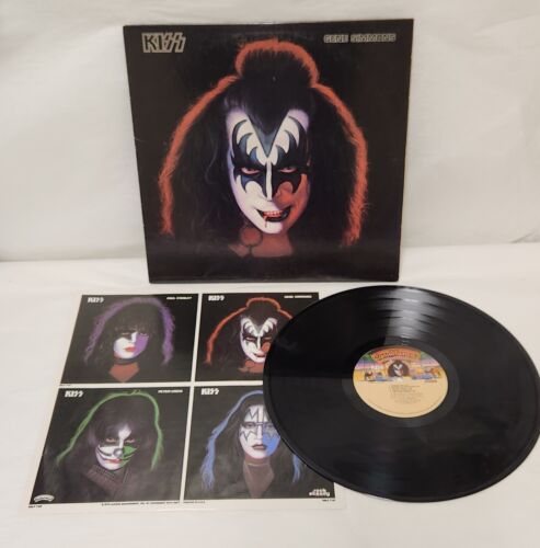 popsike.com - Original 1978 KISS Band Solo Albums With All 4 Posters ...