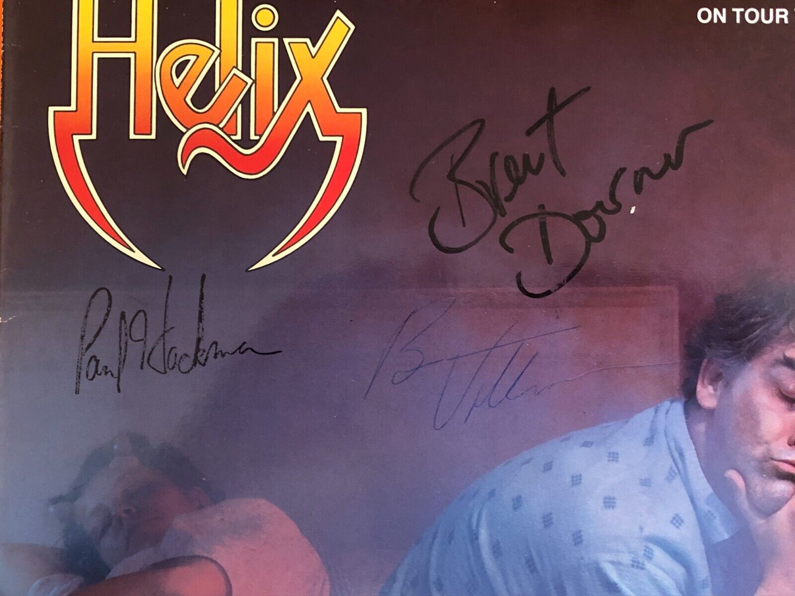 popsike.com - HELIX No rest for the wicked LP METAL SIGNED - auction ...