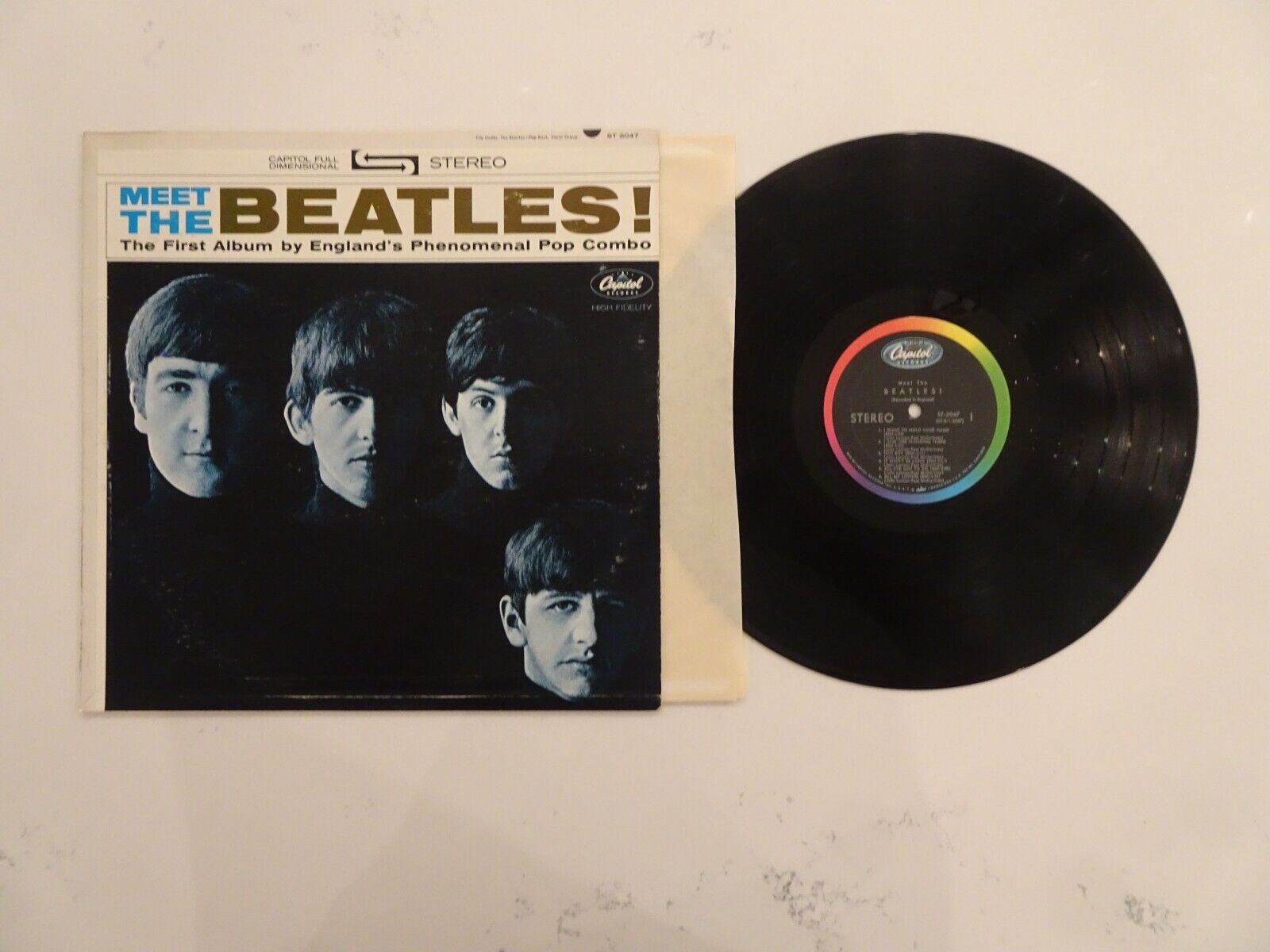 popsike.com - MEET THE BEATLES LP RARE 1966 TERRE HAUTE MONO PRESSING ...