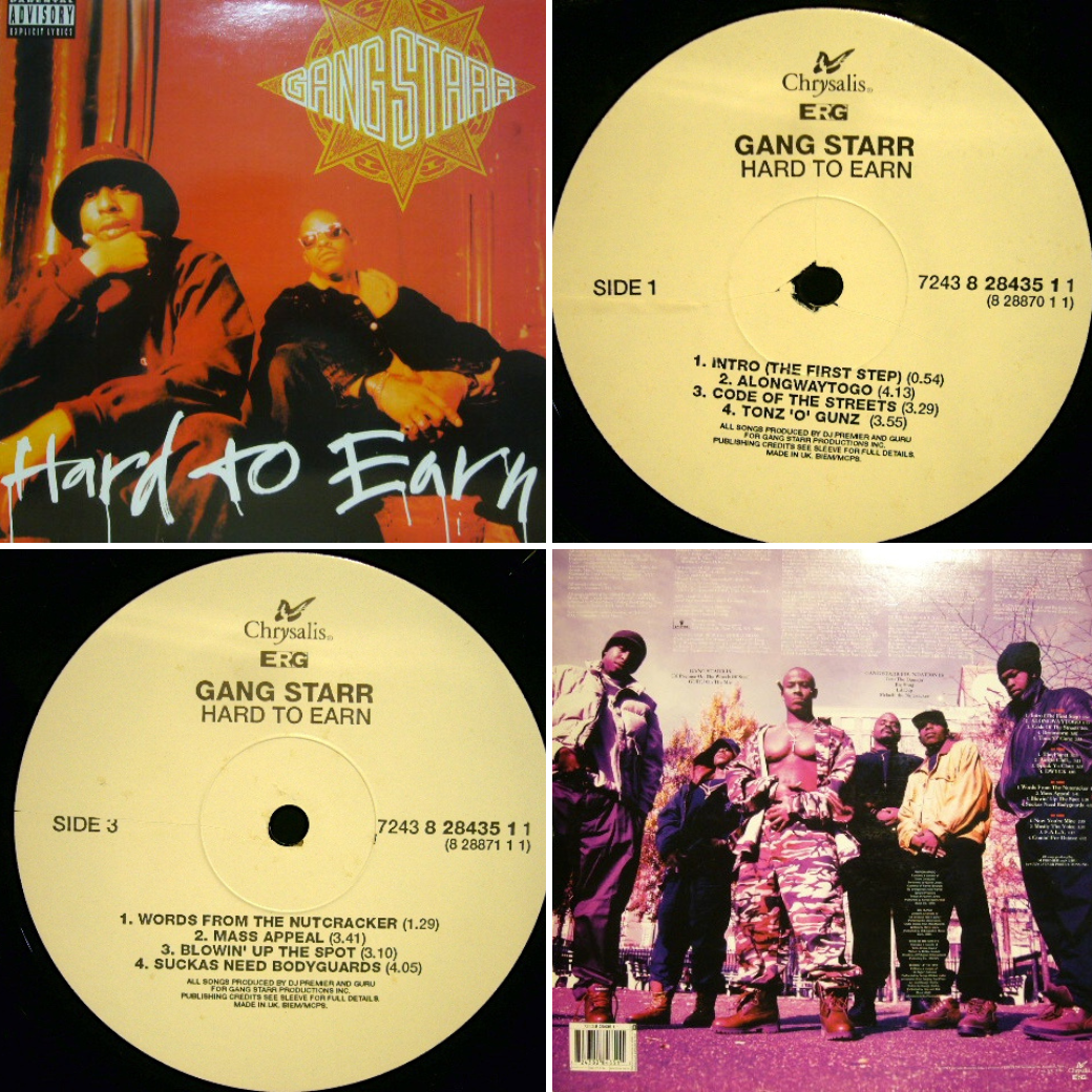 popsike.com - Gang Starr Hard To Earn 1994 UK Original 2LP Vinyl ...