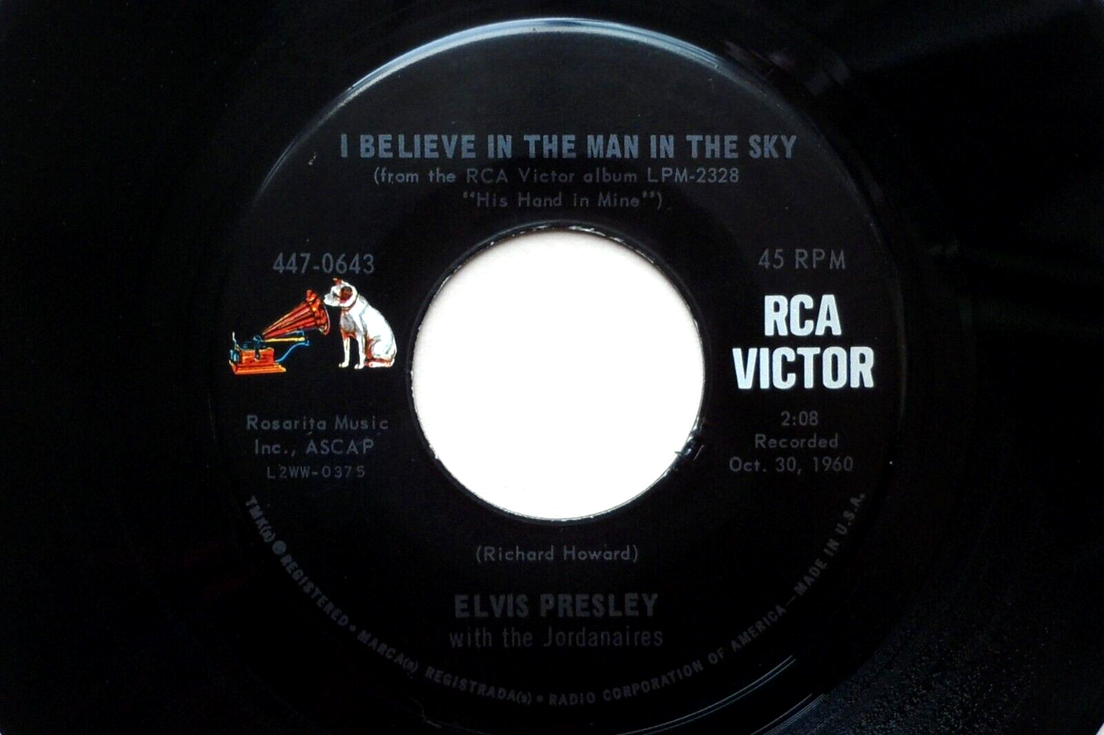 popsike.com - Elvis Presley Crying In The Chapel 1965 USA 7" Gold ...