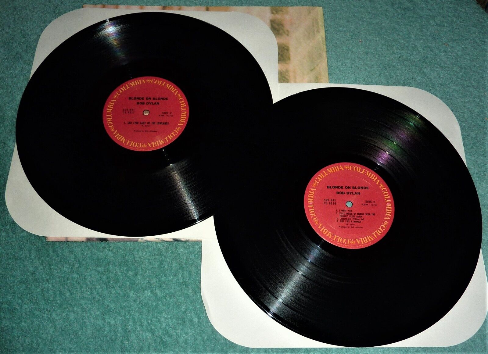 popsike.com - 2 x VINYL LP by BOB DYLAN "BLONDE ON BLONDE" (1972) ROCK ...