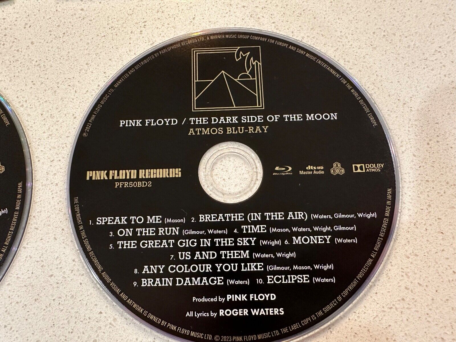 popsike.com - Dark Side Of The Moon 50th Anniversary Blu Ray Only Atmos ...
