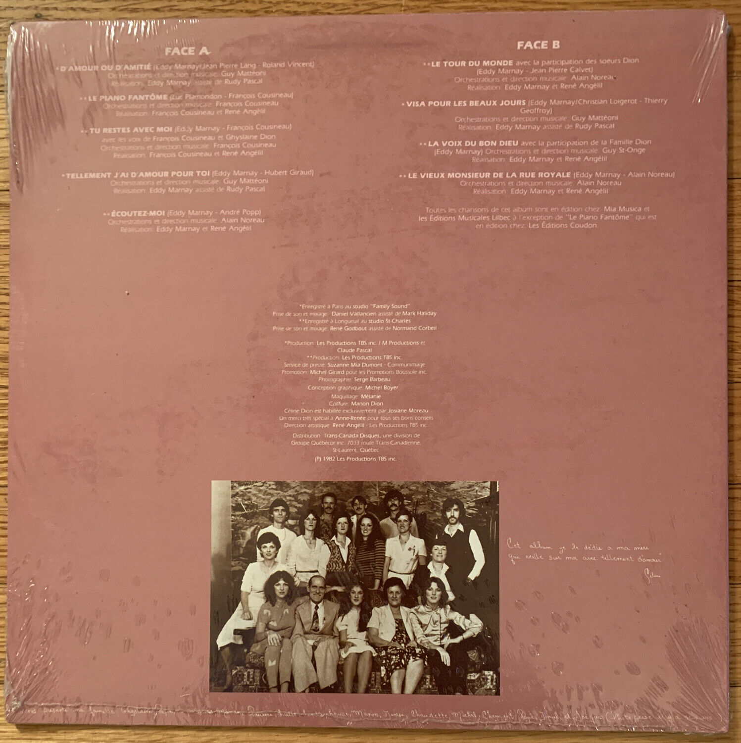 popsike.com - Celine Dion -Tellement J’ai d’Amour original sealed vinyl ...
