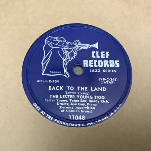 popsike.com - NM Lester Young Trio Back To The Land I've Found A New ...