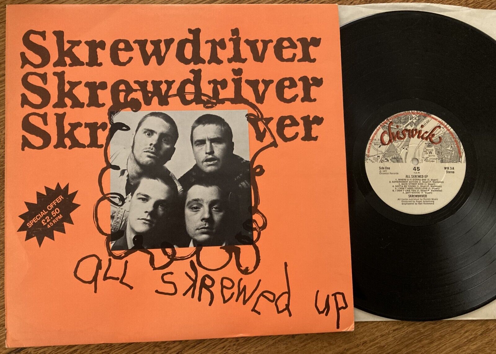 popsike.com - Screwdriver - All Skrewed Up. RARE ORIGINAL UK Chiswick ...