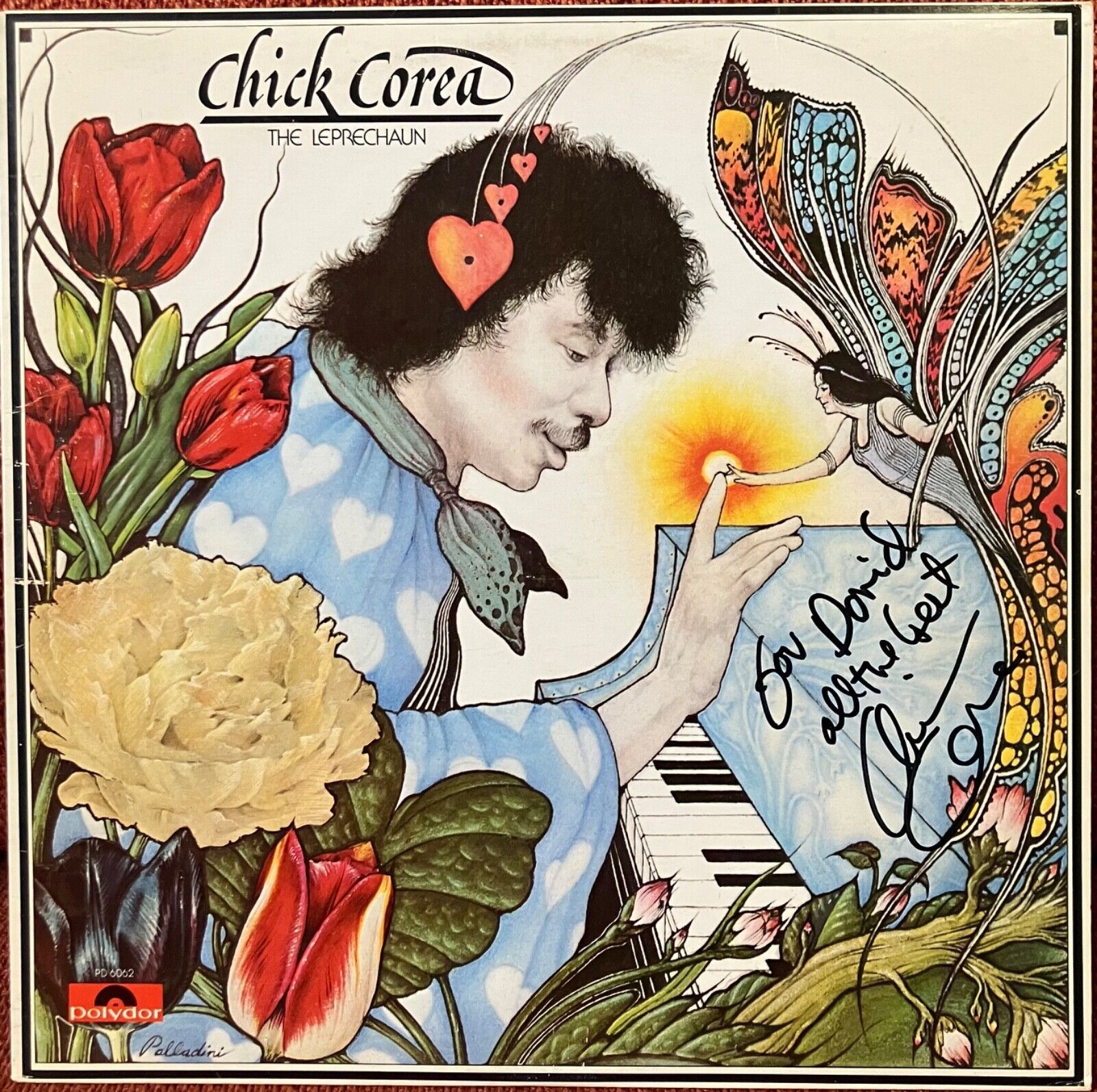 popsike.com - CHICK COREA - THE LEPRECHAUN - SIGNED VINYL RECORD(1976 ...