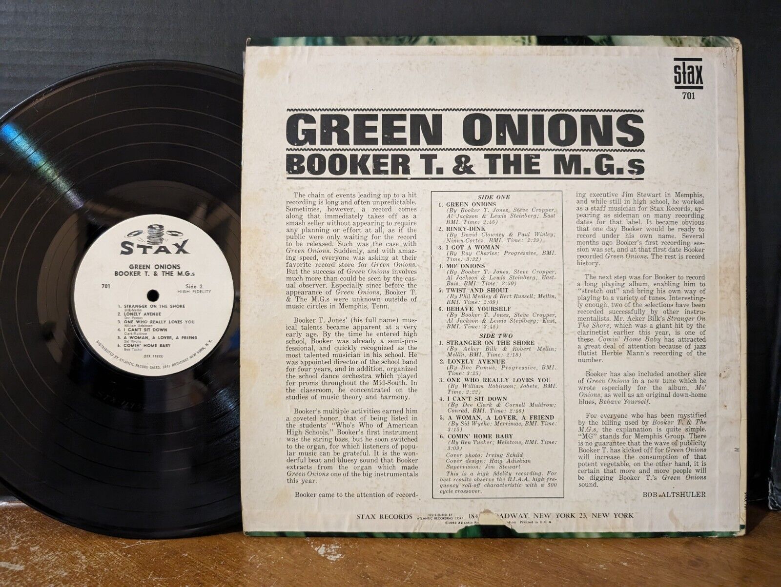 popsike.com - Booker T & The MG's Green Onions 1962 Stax Mono Vinyl LP ...