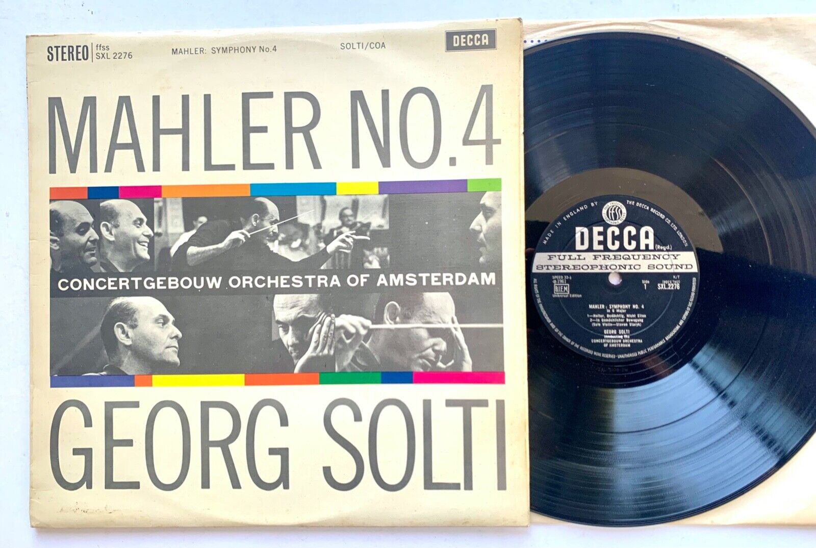 popsike.com - Decca LP SXL 2276 WB ED1: Mahler - Symphony No. 4 / Georg ...