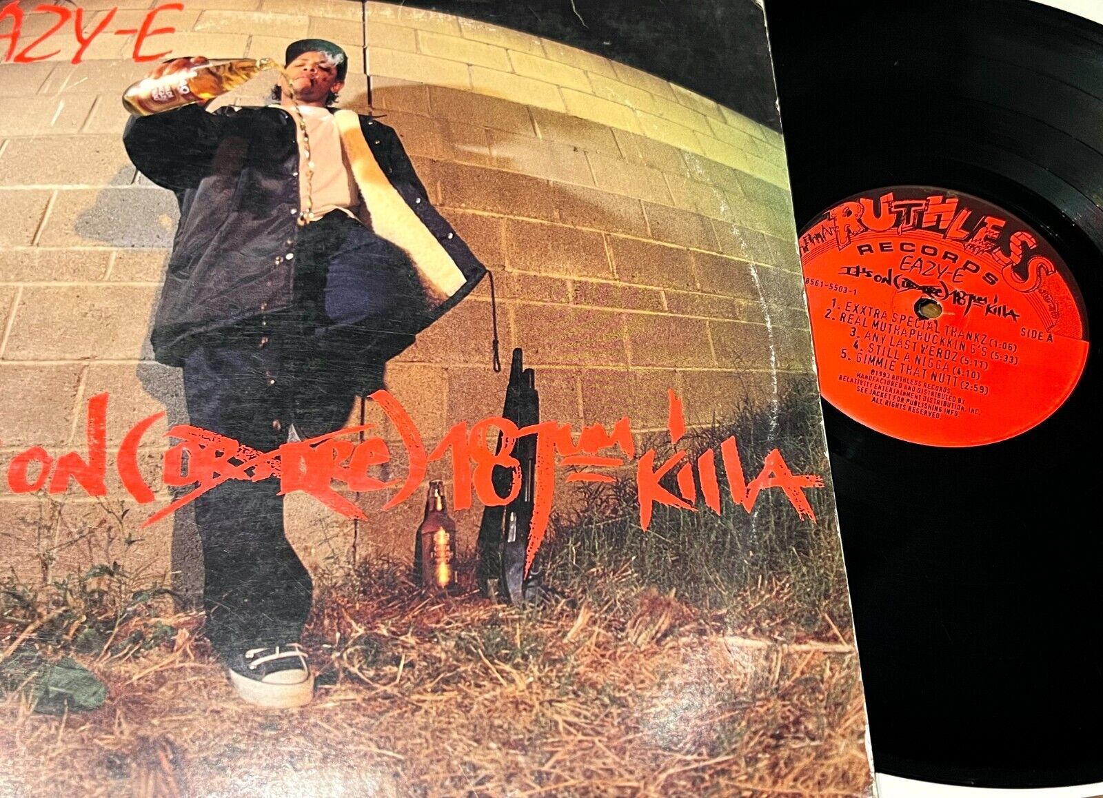popsike.com - Eazy E - “It's On (Dr. Dre) 187um Killa” (Rare US ...