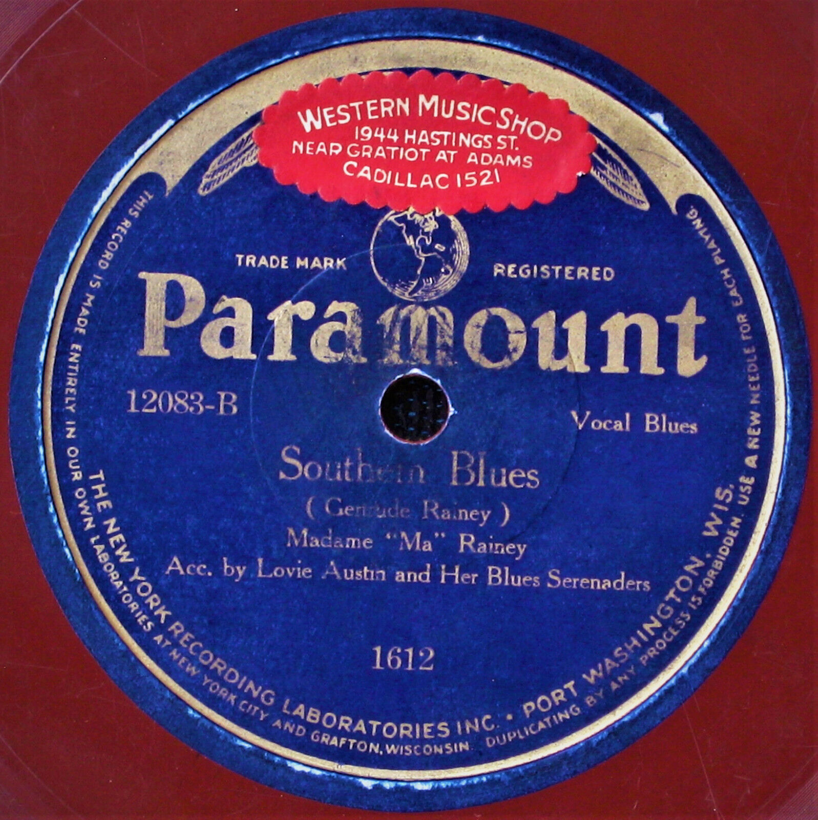 popsike.com - Paramount 12083 MA RAINEY & BLUES SERENADERS Moonshine ...