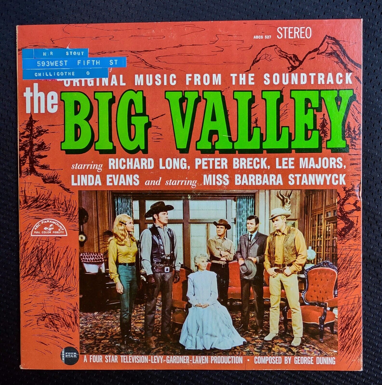 popsike.com - The Big Valley TV Series Soundtrack Original LP Vinyl Lee ...