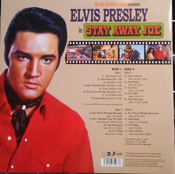 popsike.com - ELVIS PRESLEY: STAY AWAY, JOE - LTD. EDITION FTD 2-LP ...
