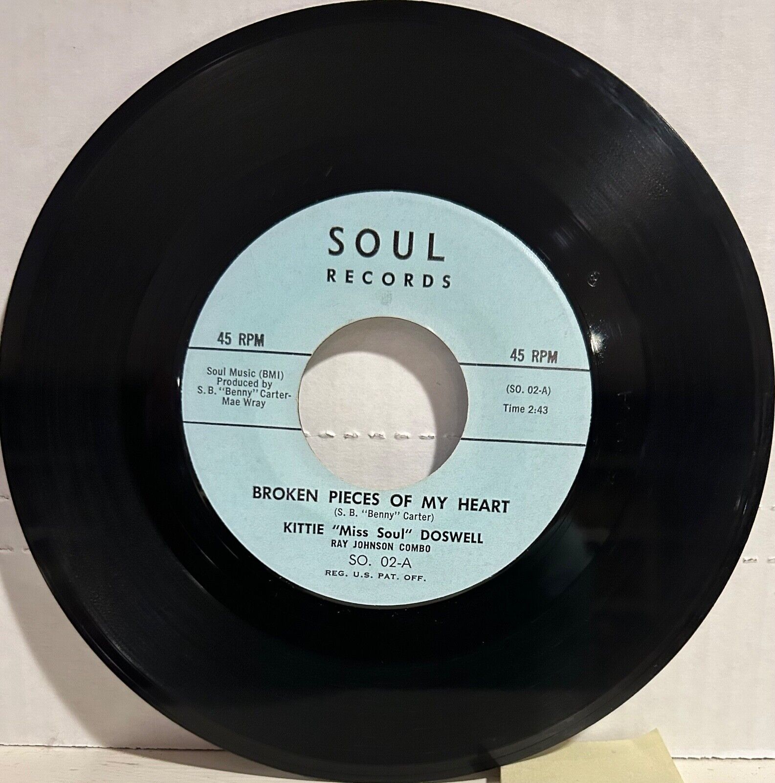 popsike.com - NORTHERN SOUL KITTIE 'MISS SOUL' DOSWELL SOUL 02 Broken ...