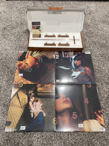 popsike.com - Taylor Swift Midnights Vinyl Clock Full Set All 4 Albums ...
