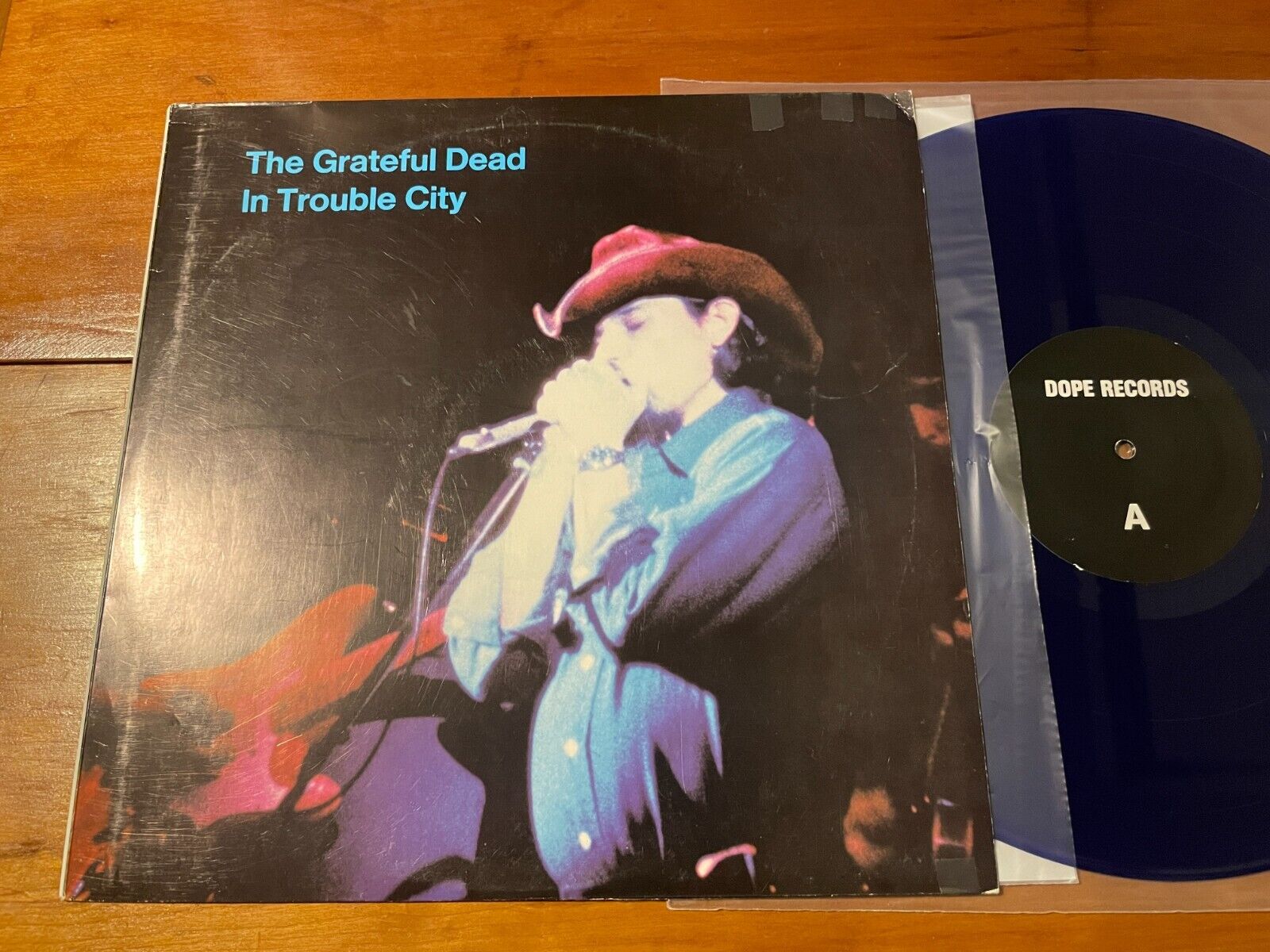 popsike.com - THE GRATEFUL DEAD In Trouble City LP Dope Records Blue ...