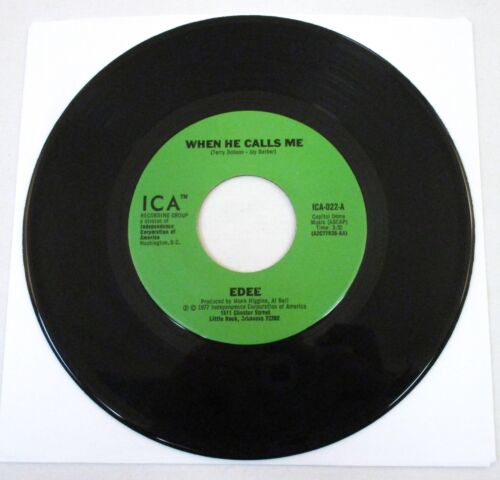 popsike.com - EDEE WHEN HE CALLS ME/ MAKE IT LAST 45 ICA 22 ARKANSAS ...