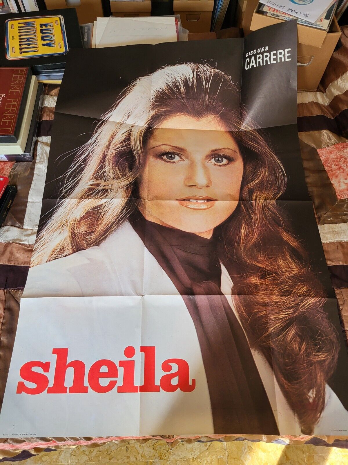 popsike.com - Trés Rare Sheila Coffret 4 LP 33T + 4 Photos + POSTER ...