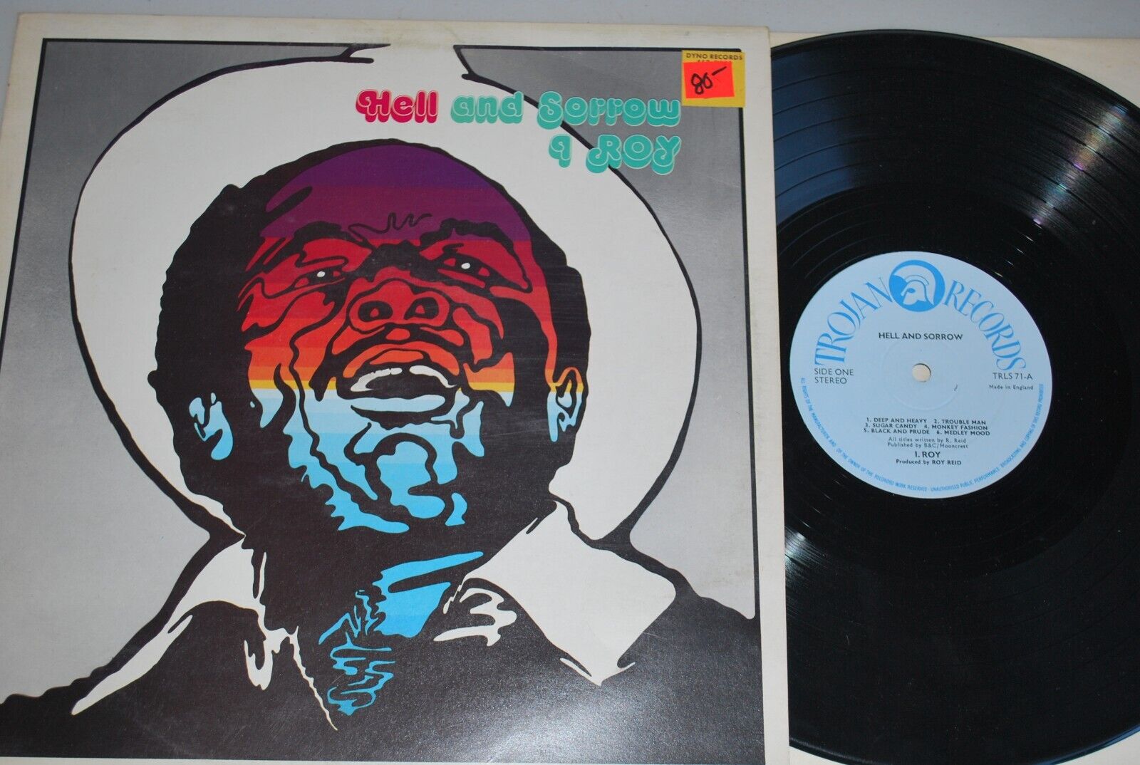 popsike.com - I Roy – Hell And Sorrow LP VINYL UK 1973 Trojan TRLS.71 ...