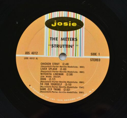 popsike.com - The Meters Struttin' Josie Records US First Press JOS ...
