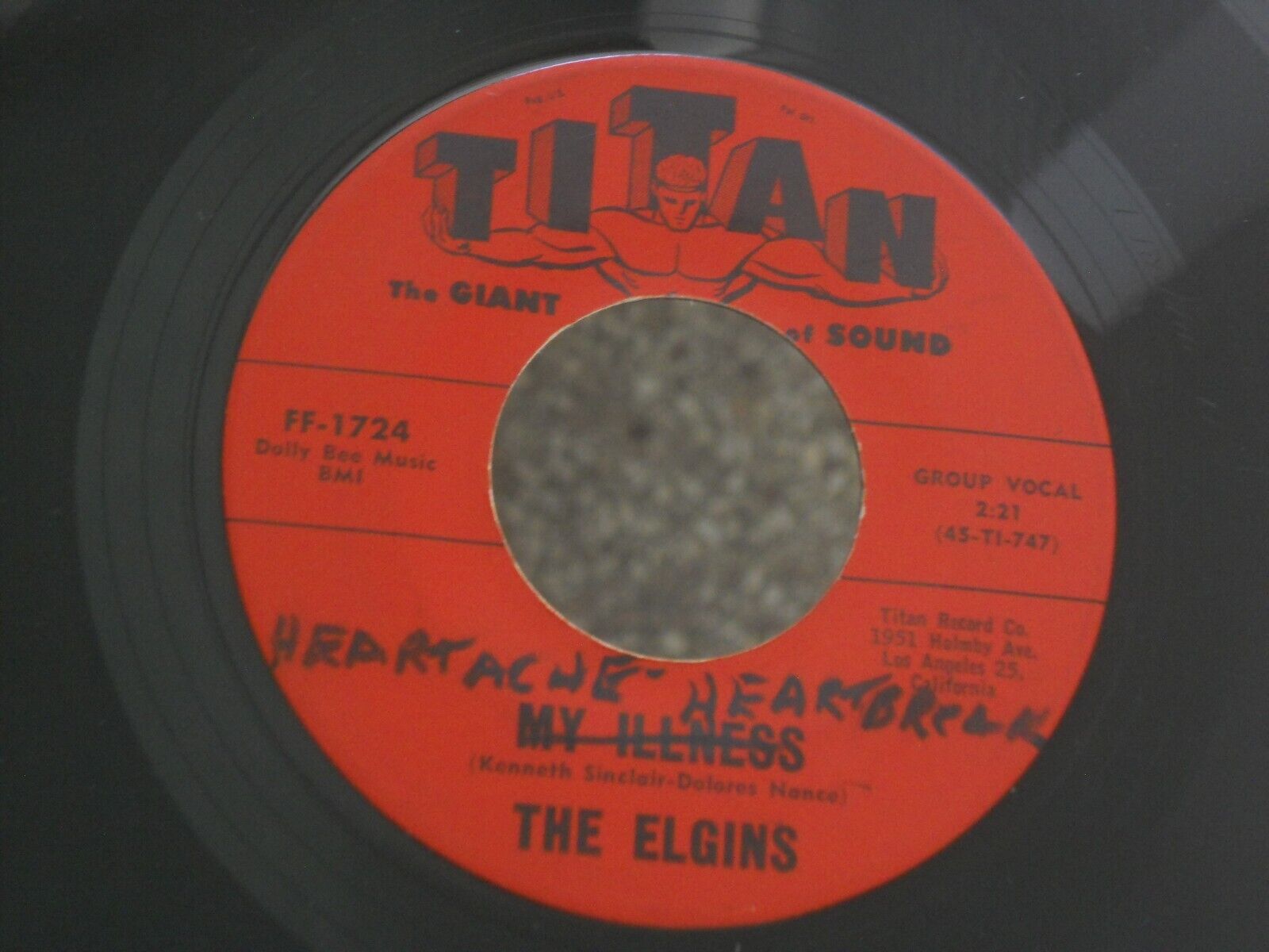 popsike.com - z23 TITAN 1724 R&B DOO WOP THE ELGINS EXTRA EXTRA MY ...