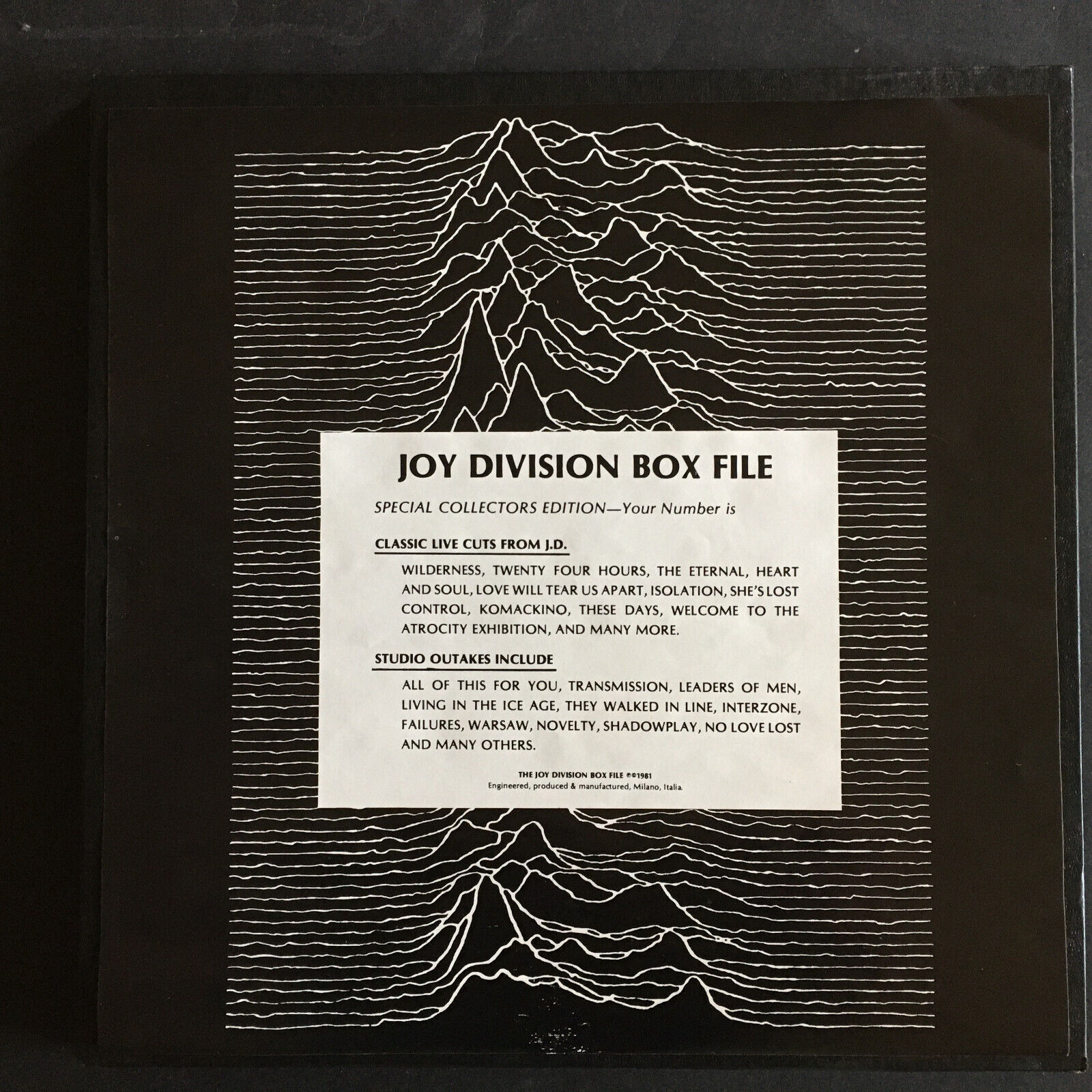 popsike.com - rare JOY DIVISION Box File 3x LP Ltd. Edition BOX SET ...