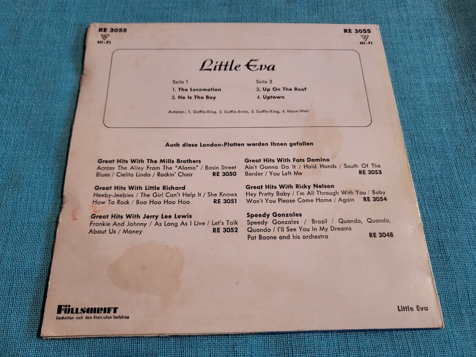 popsike.com - Little Eva EP - deutsche London EP - RE3055 - auction details