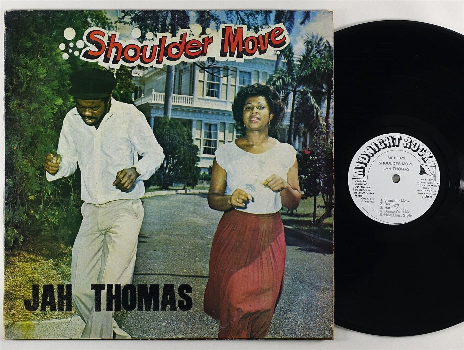 popsike.com - Jah Thomas "Shoulder Move" Reggae LP Midnight Rock ...