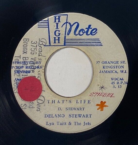 popsike.com - Delano Stewart "That's Life" Reggae 45 High Note mp3 ...