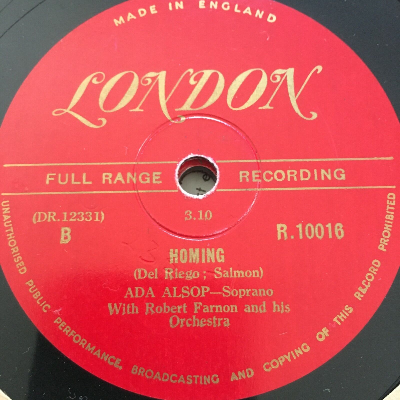 popsike.com - Ada Alsop Songs You Love Robert Farnon London 3 record ...