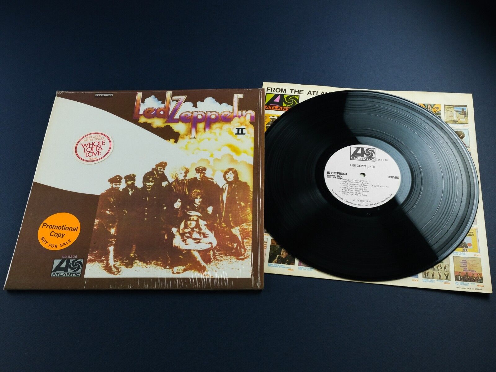 popsike.com - Led Zeppelin II US Orig'69 Atlantic SD-8236 RL Hot Mix SS ...