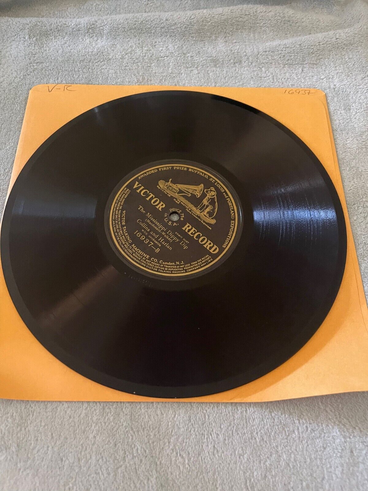 popsike.com - VICTOR Record 78 rpm 16937 STEAMBOAT BILL / MISSISSIPPI ...
